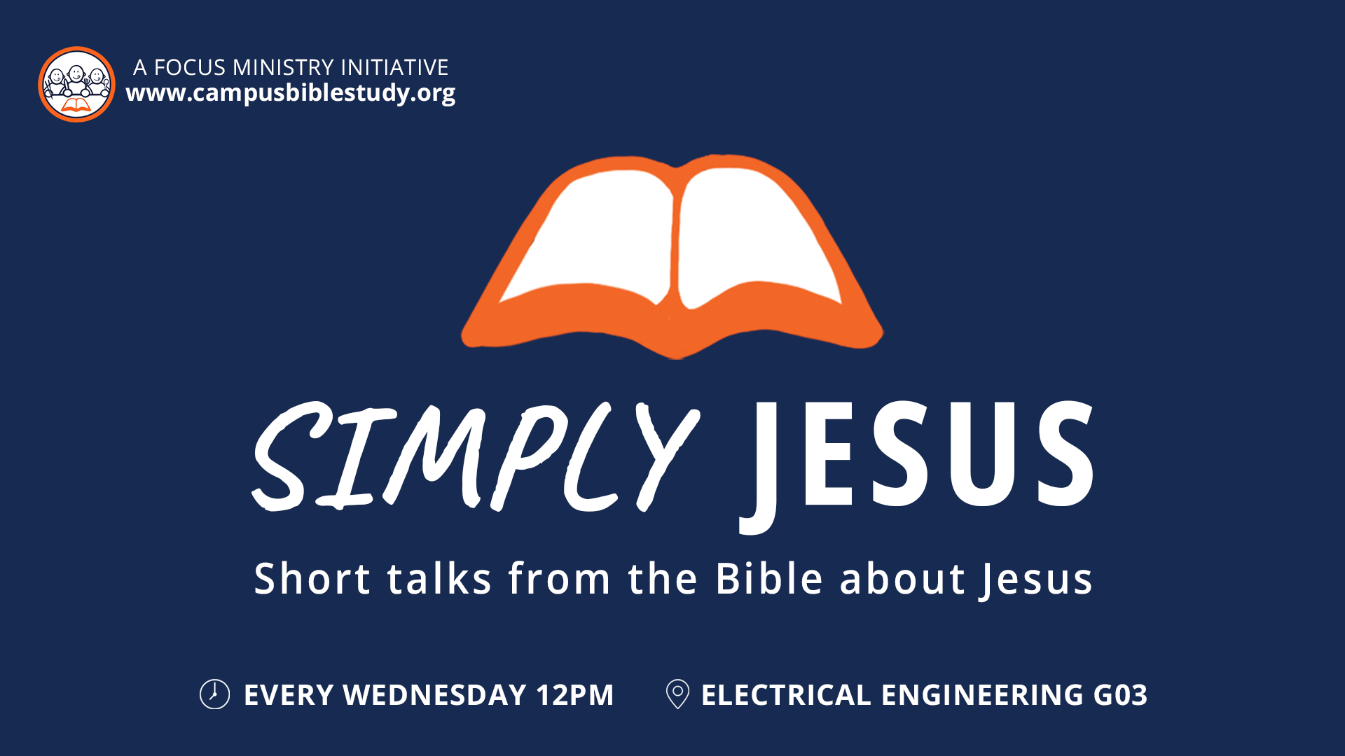 Welcome — Campus Bible Study